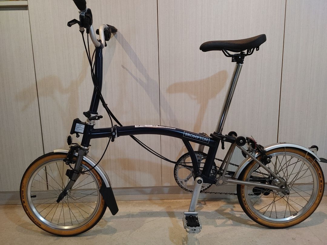 2021 Brompton Tempest Blue Superlight M6LX Six Speed, Sports Equipment ...