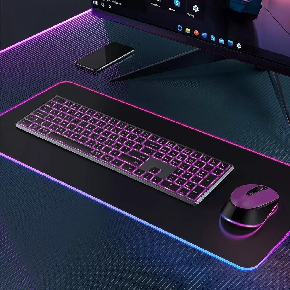 [2581] Jelly Comb IWG-ZXBT3 Bluetooth Backlit Keyboard, Computers ...