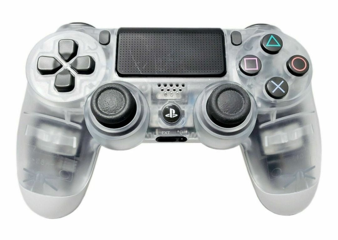 [2706] P4 Wireless Controller (Transparent White), Video Gaming, Gaming ...