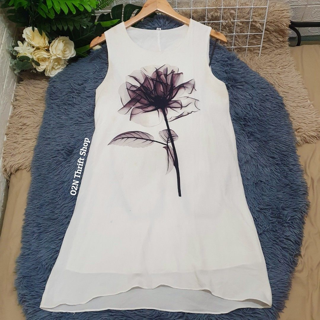 30D White Aline Summer Midi Dress, Women's Fashion, Dresses & Sets ...