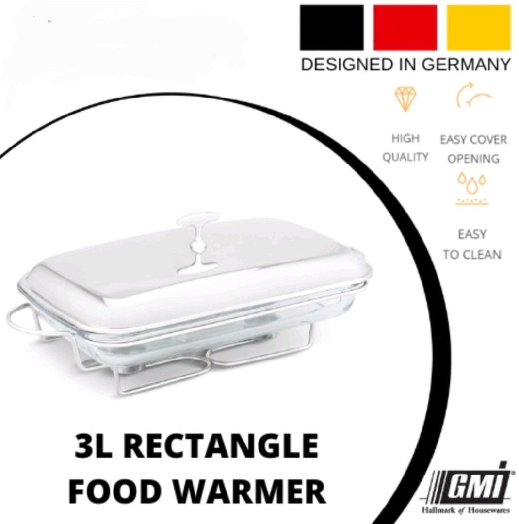 3L Rectangle Food Warmer, Furniture & Home Living, Kitchenware ...