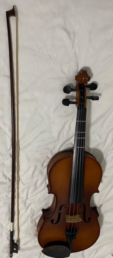 4/4 Eurostring M100 violin Matte Finish, Hobbies & Toys, Music & Media ...