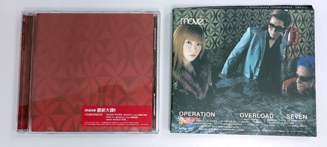 中古 CD Avex Asia Limited AVTCD-95444 Move Operation Overload 7 日文歌, 興趣及遊戲, 音樂、樂器 & 配件, 音樂與媒體 - CD ...
