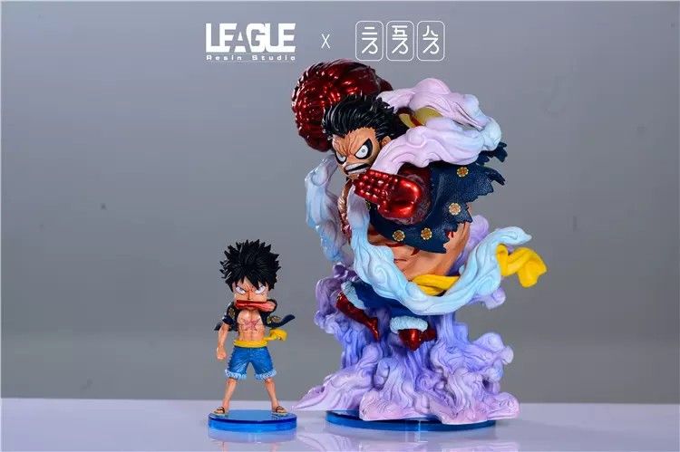 海賊王 LG x 258W 工作室 蛇人 四檔 路飛 4檔 德雷斯羅薩島 彈跳人 x 二檔 疲態 路飛 2檔 WCF比例 GK雕像《超新星共鳴 - 橡膠 猿王槍 x 變檔魯夫》ONE ...