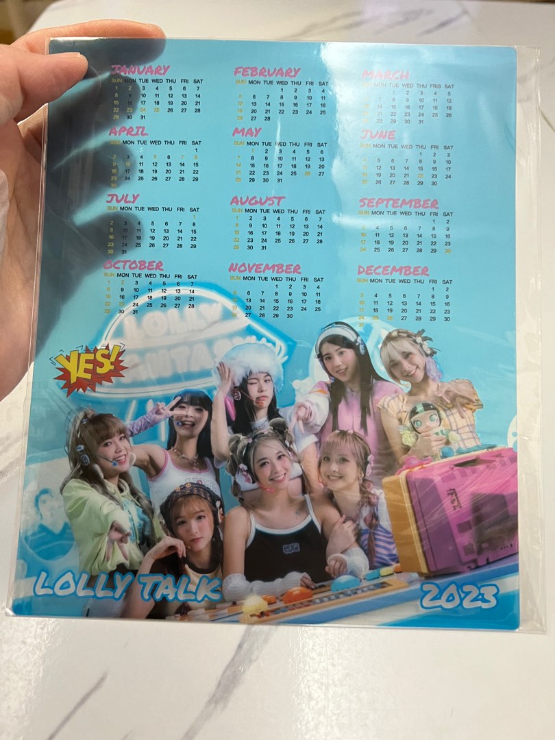 (只限郵寄) 包郵 Yes card 88期 精品 2023年年曆 Lolly Talk ViuTV 全民造星4, 興趣及遊戲, 收藏品及紀念品, 韓流 - Carousell