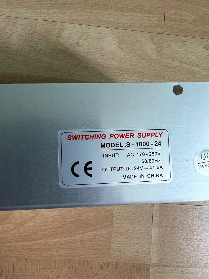 AC 110-240V to DC 24V power supply, Computers & Tech, Parts ...