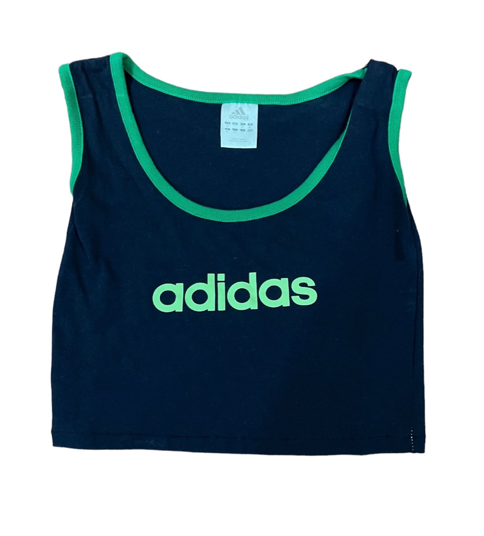 Adidas Crop Top Womens Fashion Tops Sleeveless On Carousell