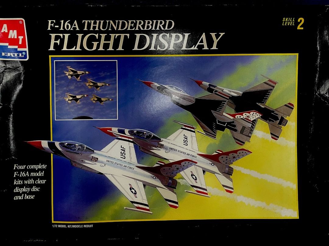 AMT/ERTL F-16A Thunderbird Flight Display (1:72), Hobbies & Toys, Toys ...