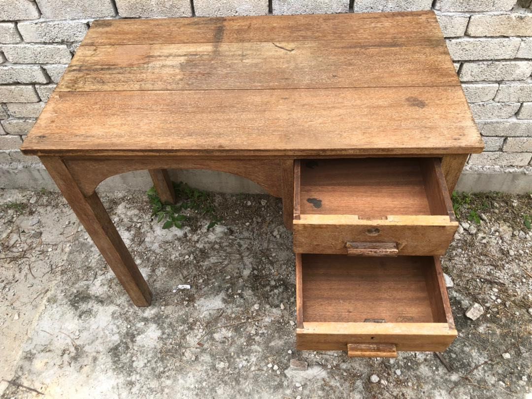 Antique study table, Furniture & Home Living, Furniture, Tables & Sets ...