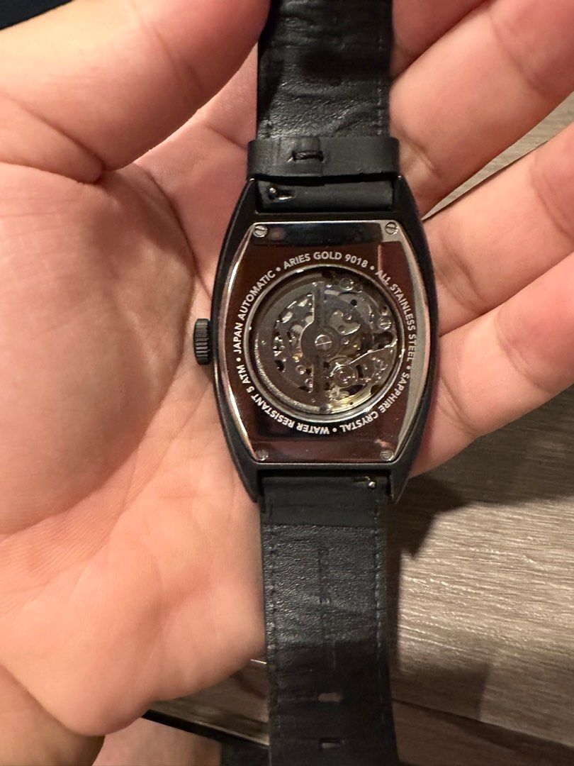 Aries Gold Infinum Cruiser Skeleton Watch, Men's Fashion, Watches ...