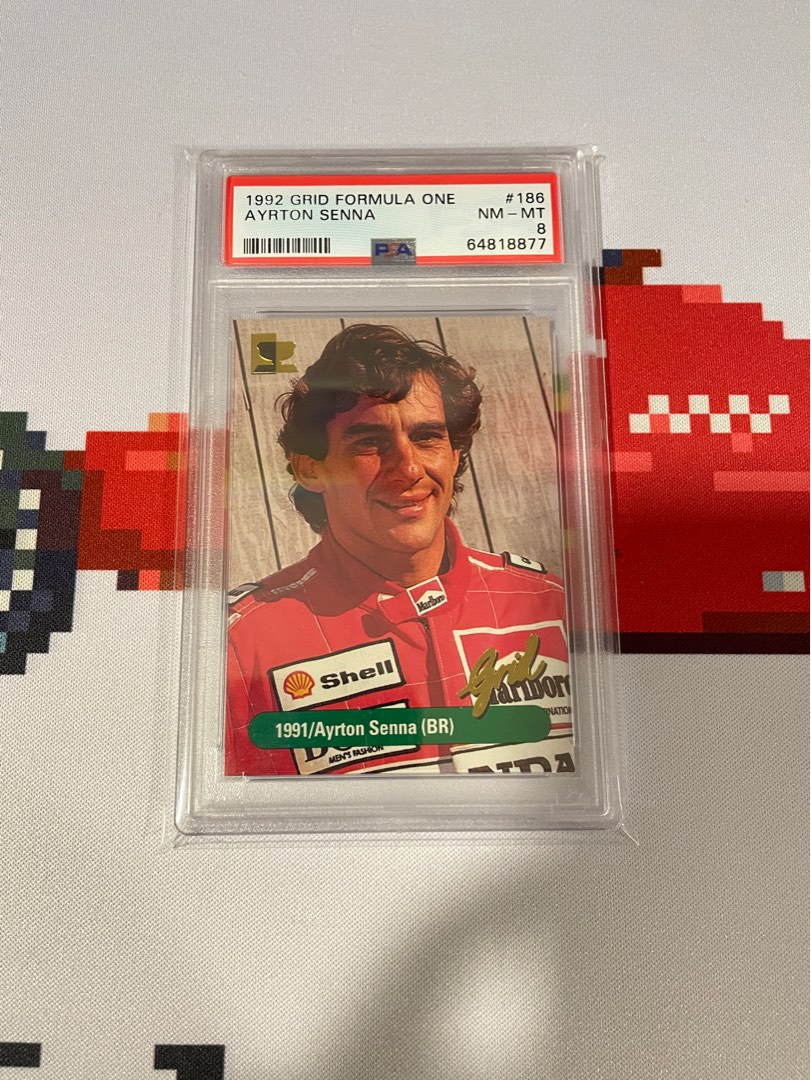 Ayrton Senna McLaren PSA 8 F1 Card 1992 Vintage, Hobbies & Toys, Toys ...