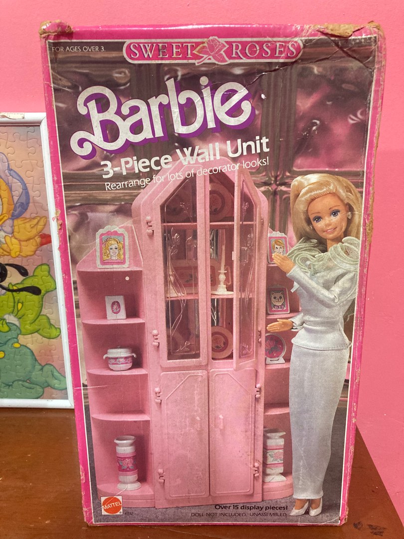 Barbie 1987 3 piece wall unit vintage rare, Hobbies & Toys, Toys ...