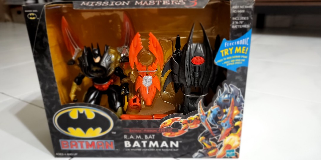 Batman r.a.m BAT ORANGE, Hobbies & Toys, Toys & Games on Carousell