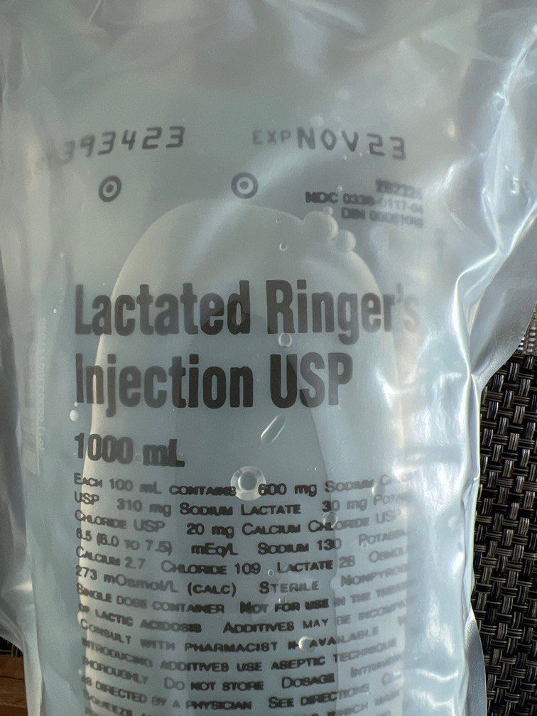 Baxter Lactated Ringer’s Injection USP 1000ml, 寵物用品, 寵物食品 - Carousell