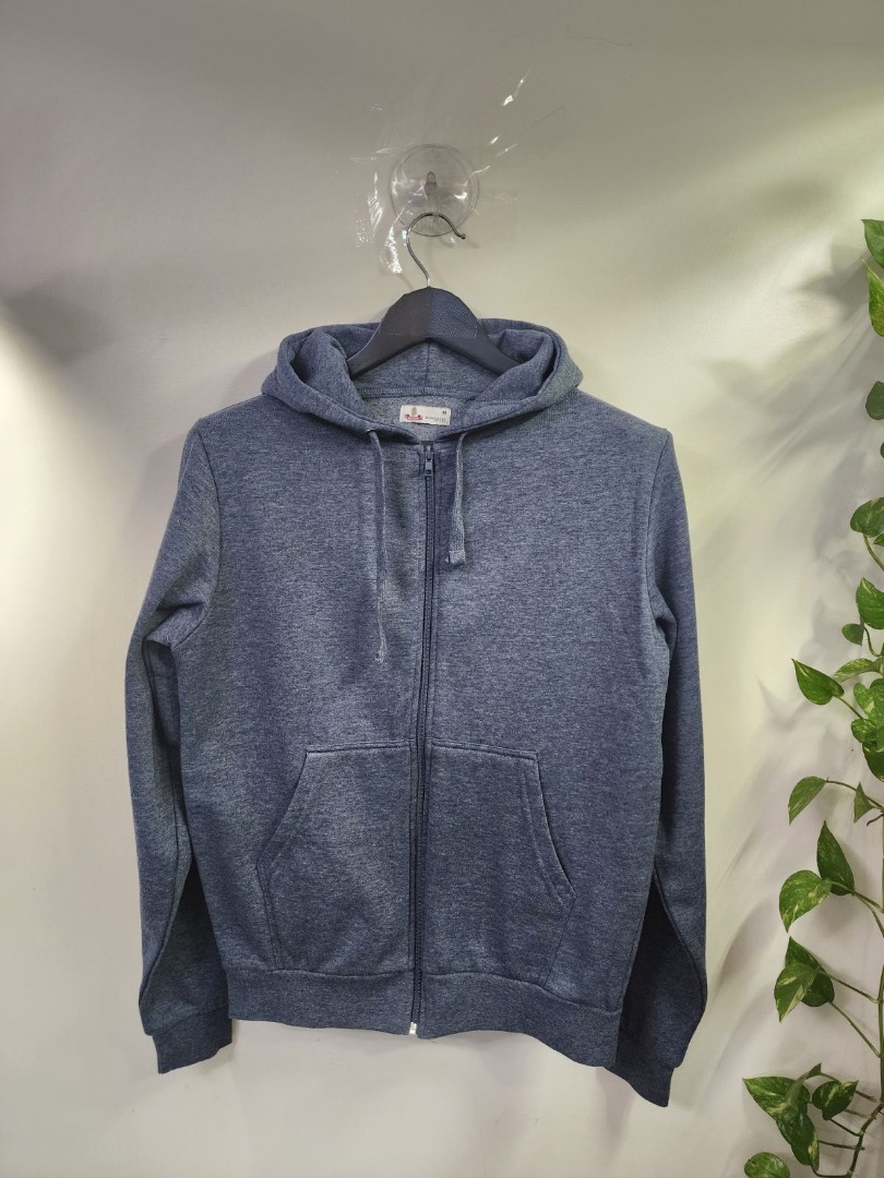 Bench Heather Blue Hoodie, Men's Fashion, Coats, Jackets and Outerwear ...