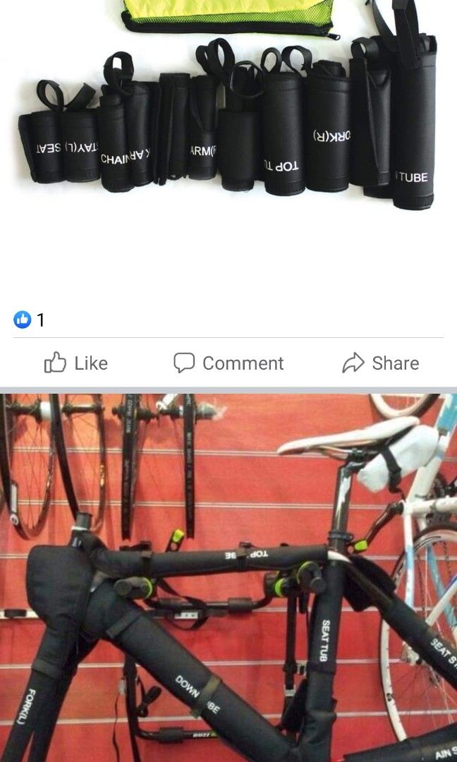 Bike wrap frame protector, Sports Equipment, Bicycles & Parts, Parts ...