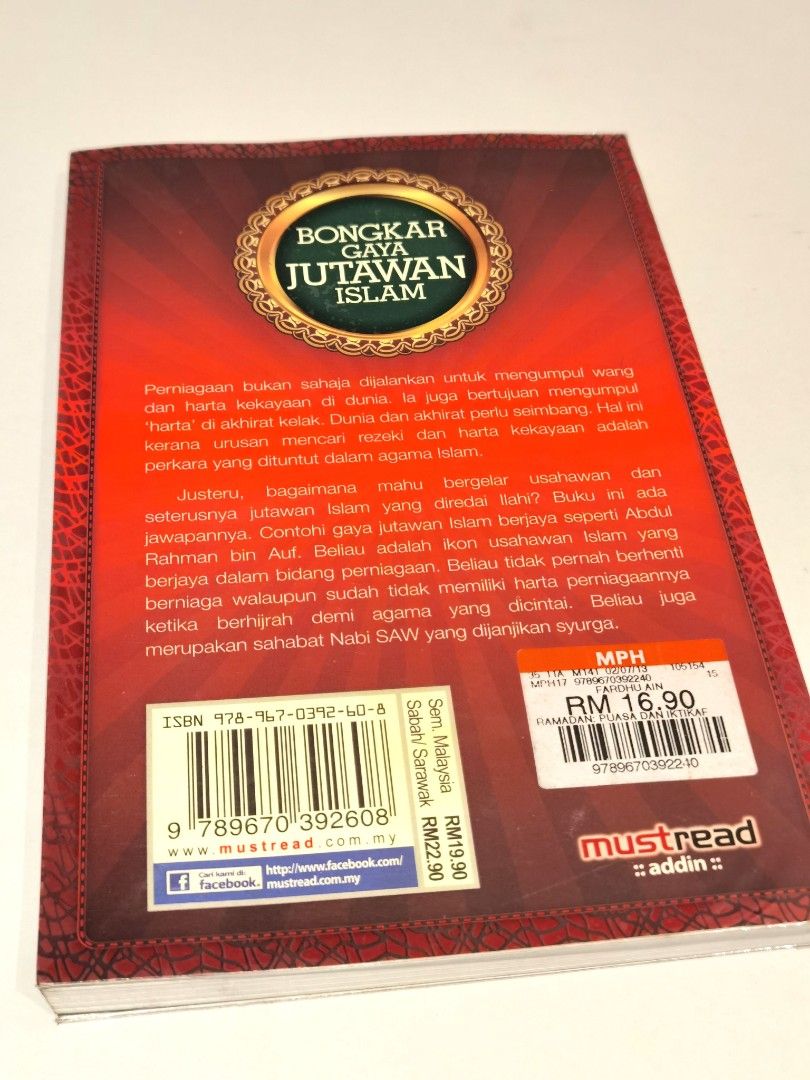 Bongkar Gaya Jutawan Islam Book Buku By Shah Othman, Hobbies & Toys ...