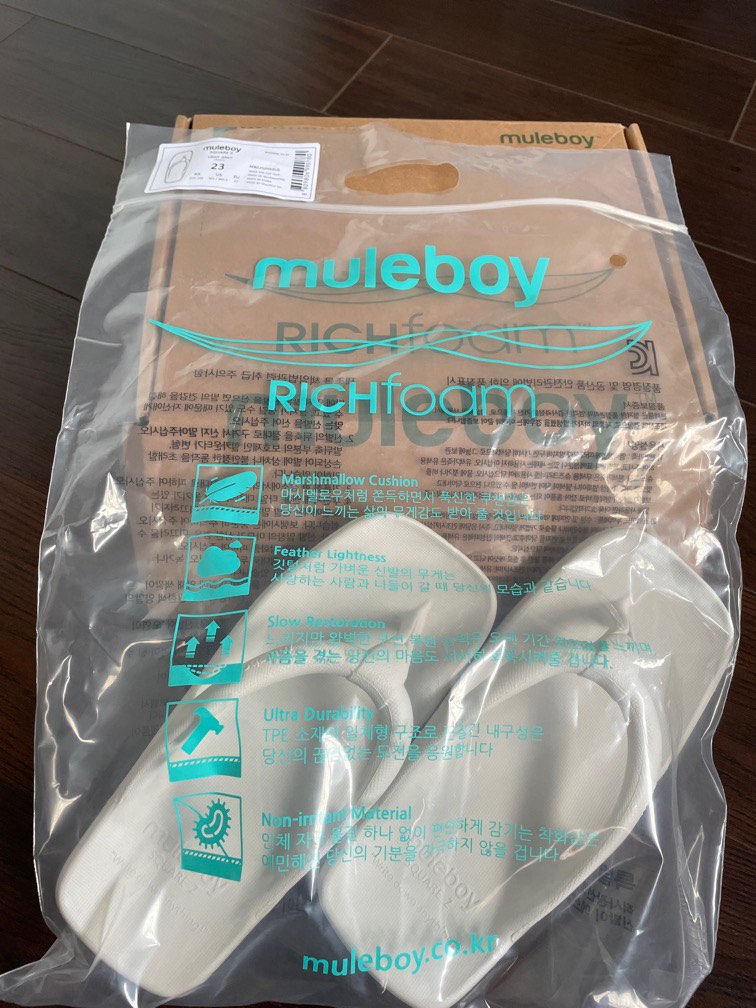 Brand new mule boy slippers, Women's Fashion, Footwear, Flipflops and ...