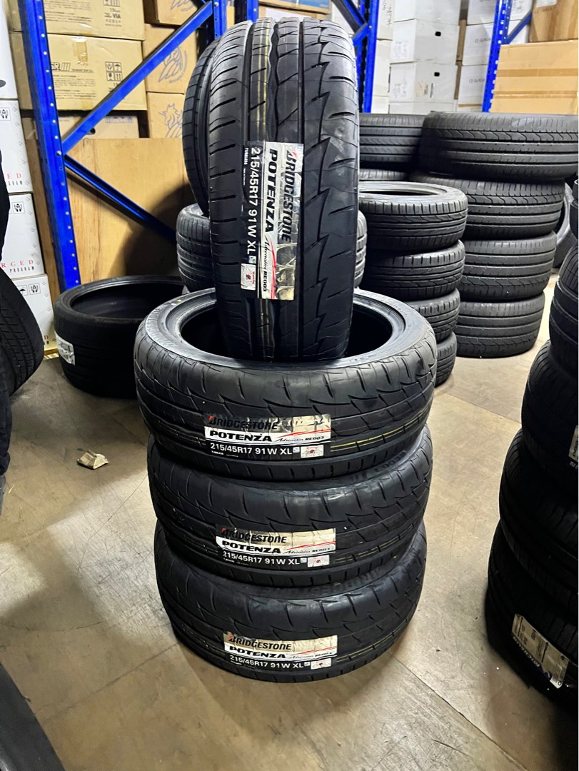 Bridgestone Potenza RE003, Car Accessories, Tyres & Rims on Carousell