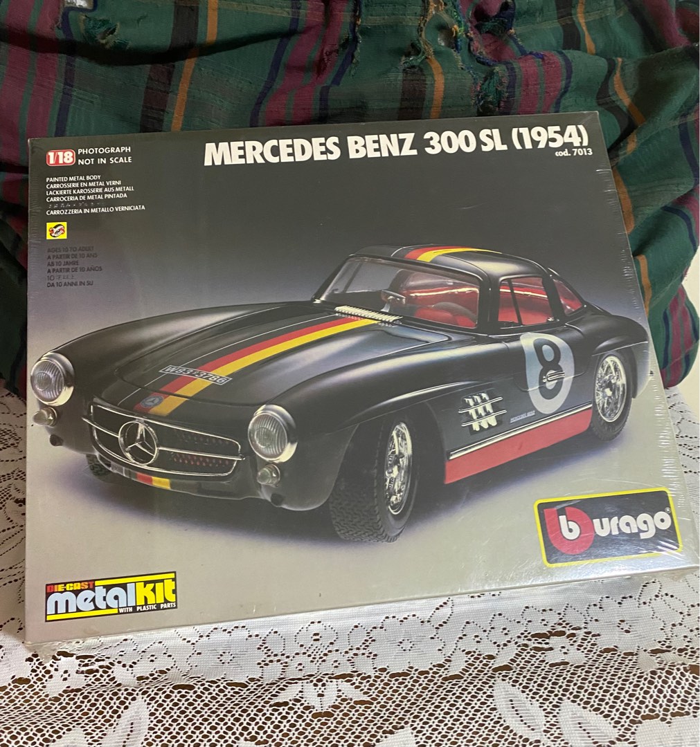 Burago Mercedes Benz 300 SL (1954) model kit, Hobbies & Toys, Toys ...