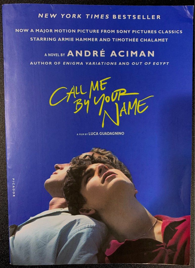 Call Me By Your Name by André Aciman, Hobbies & Toys, Books & Magazines ...