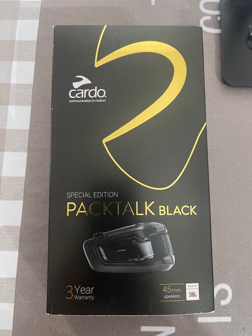 Cardo Packtalk Bold (BLACK) Special Edition, Audio, Other Audio ...