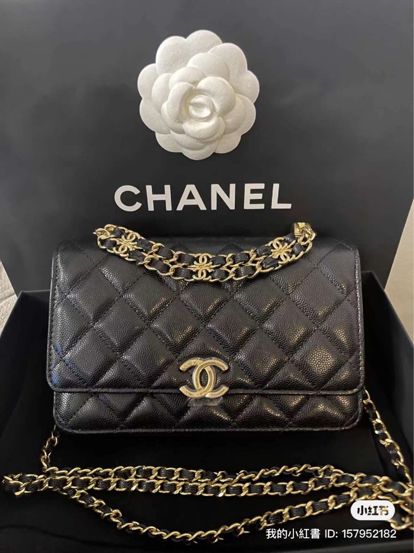 Chanel 22K WOC GHW, Luxury, Bags & Wallets on Carousell