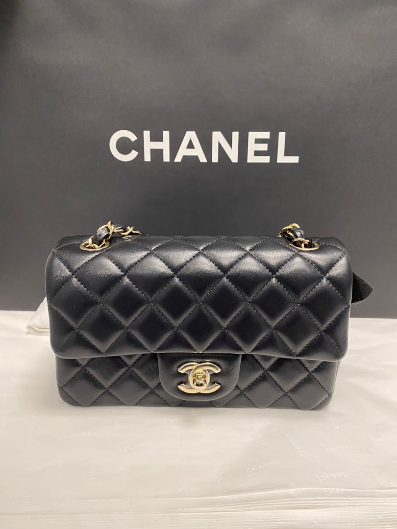 Chanel Mini Rectangular Brand New, Luxury, Bags & Wallets on Carousell