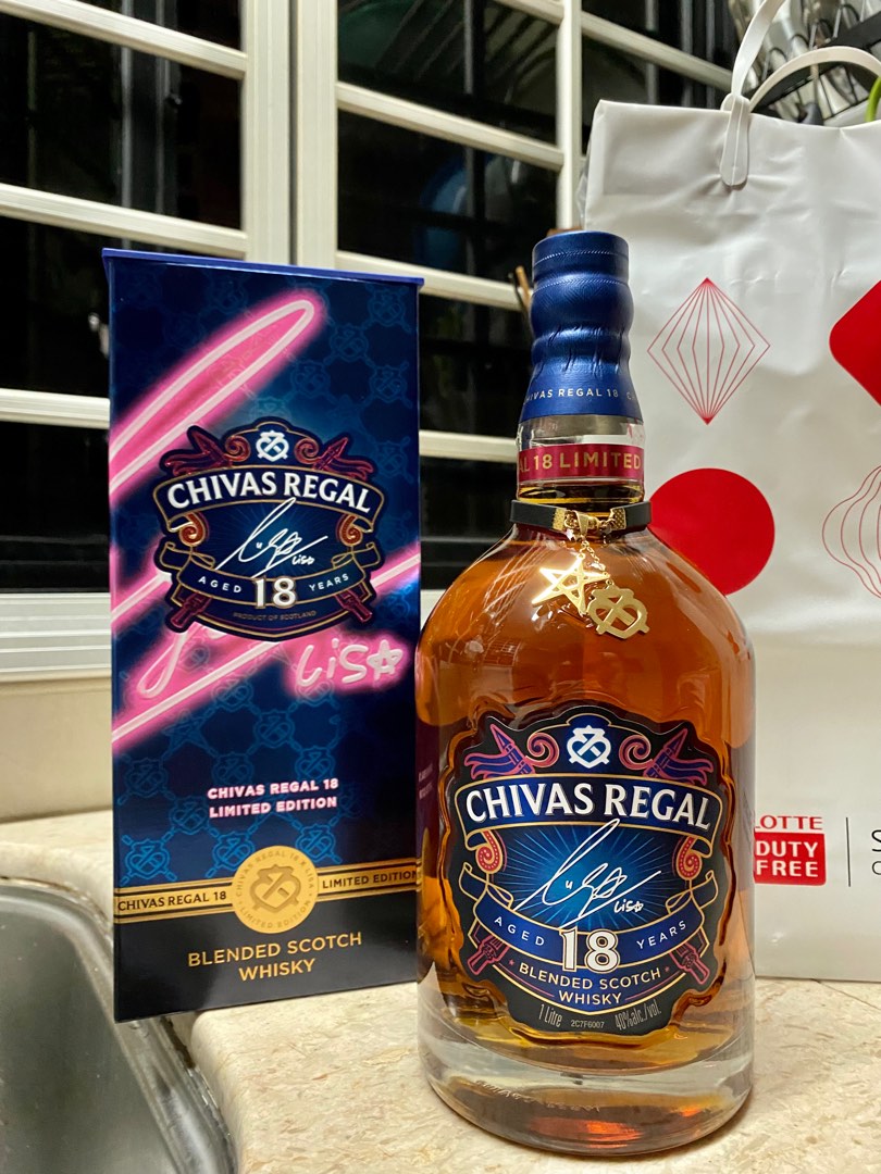 Chivas Regal x Lisa Limited Edition, Food & Drinks, Alcoholic Beverages on Carousell
