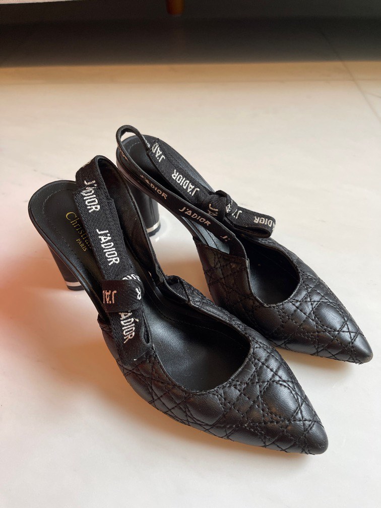 Christian Dior black heels, Women's Fashion, Footwear, Heels on Carousell