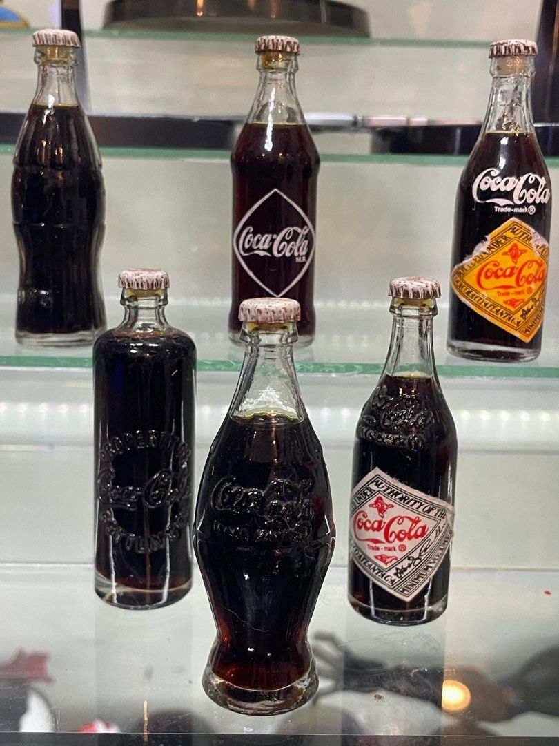 Classic coca-cola mini bottles, Hobbies & Toys, Memorabilia ...