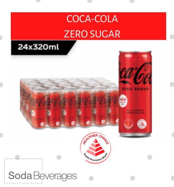 COKE ZERO (300ML X 24), Food & Drinks, Beverages on Carousell