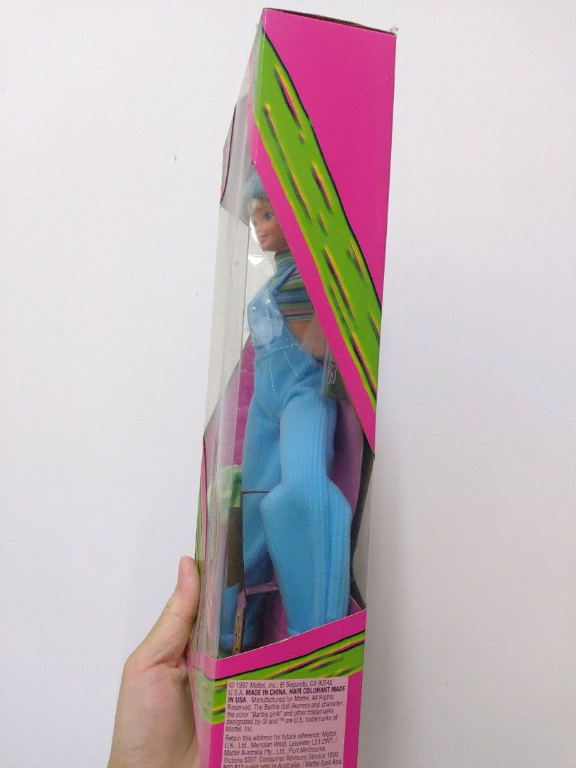 Cool Blue Barbie 1997 rare japan version, Hobbies & Toys, Toys & Games ...