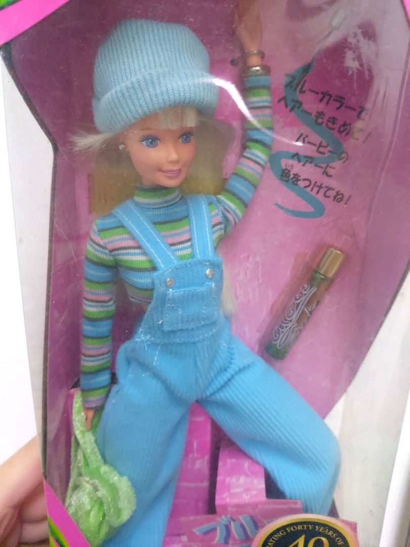Cool Blue Barbie 1997 rare japan version, Hobbies & Toys, Toys & Games ...