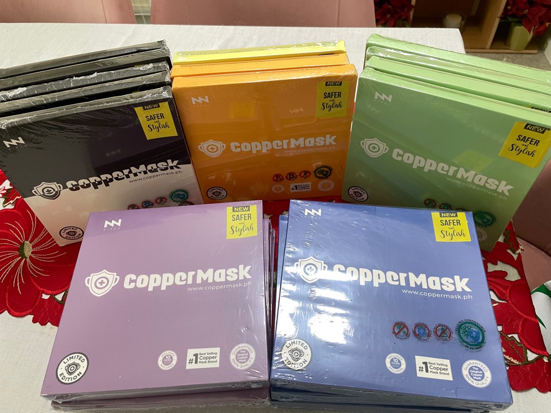Copper Mask, Health & Nutrition, Face Masks & Face Shields on Carousell