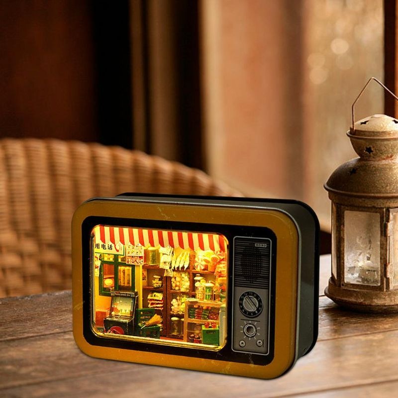 Cute DIY Dollhouse Miniature Kit with Furniture , Nostalgic Film Record ...