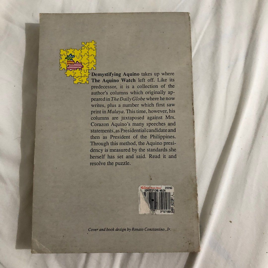 Demystifying Aquino by Renato Constantino, Hobbies & Toys, Books ... Demystifying Aquino by Renato Constantino, Hobbies & Toys, Books ...