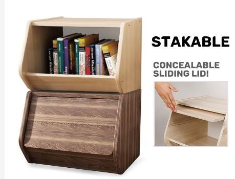 Denzo DIY Stacking Storage Shelves (Door / No Door) - Storage ...