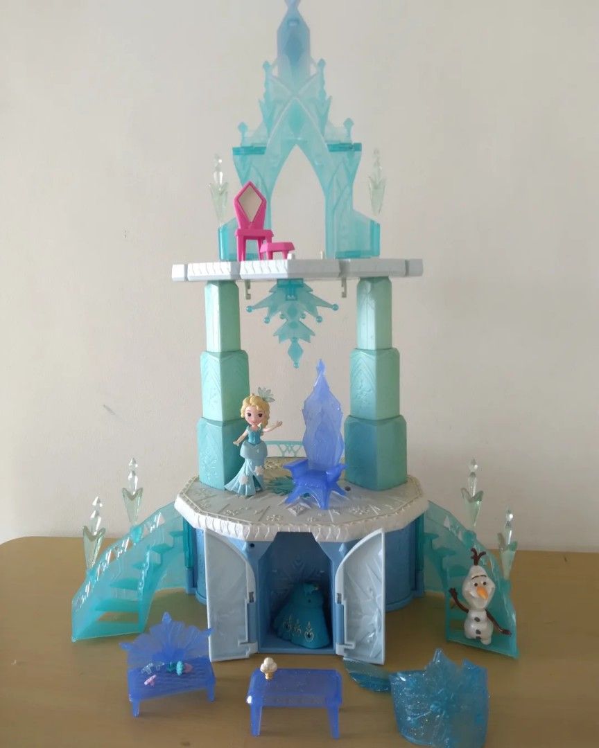 Disney Frozen Little Kingdom Elsa's Magical Rising Castle, Hobbies ...