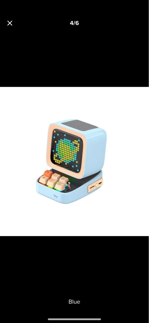 Divoom Plus Baby Blue Speaker Ditoo, Audio, Soundbars, Speakers ...