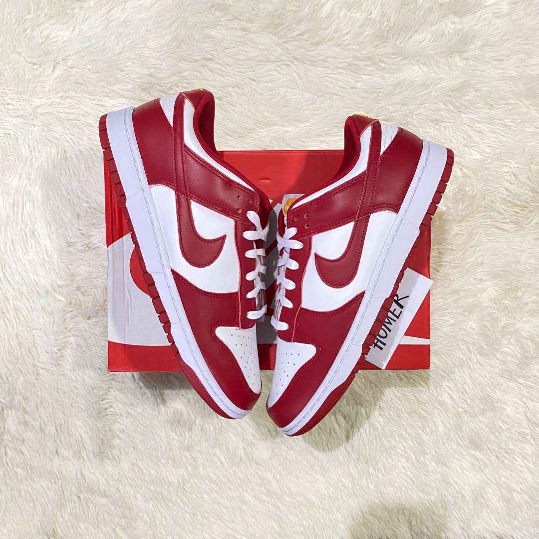 Dunk Low USC / Gym Red, Men's Fashion, Footwear, Sneakers on Carousell