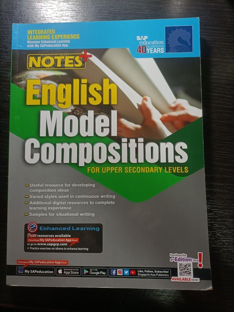 English Model Composition for upper secondary levels, Hobbies & Toys ...