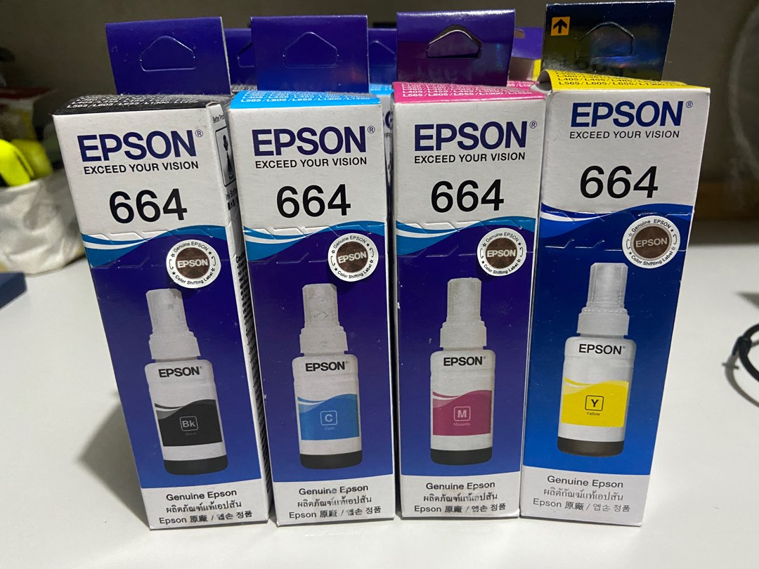 EPSON PRINTER INK 664, Computers & Tech, Printers, Scanners & Copiers ...