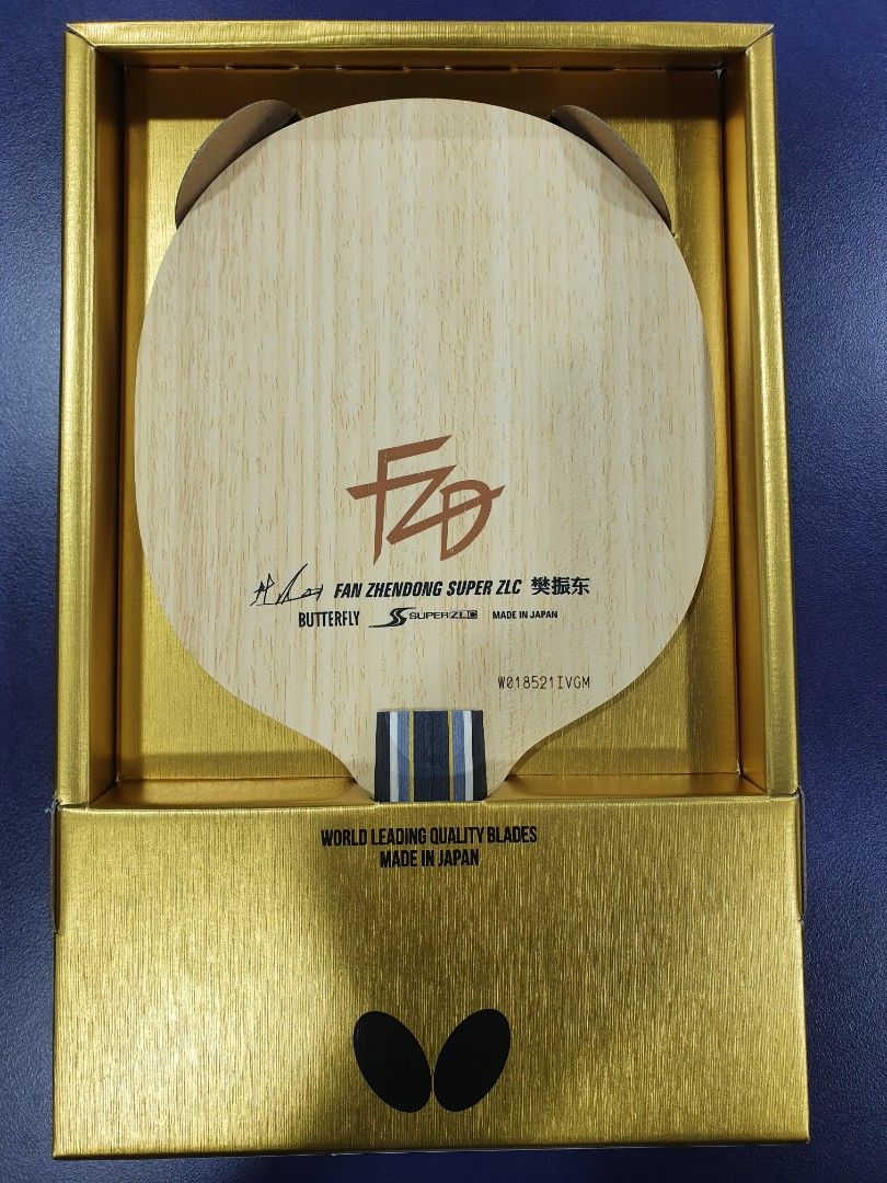 Butterfly Fan Zhendong Super ZLC (SZLC) Table Tennis Blade Racket (Cpen ...