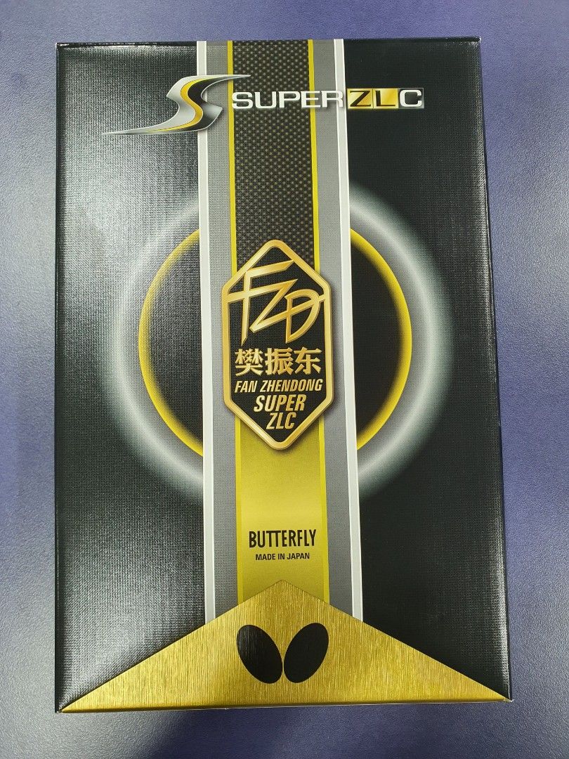 Butterfly Fan Zhendong Super ZLC (SZLC) Table Tennis Blade Racket (Cpen Penhold), Sports ...