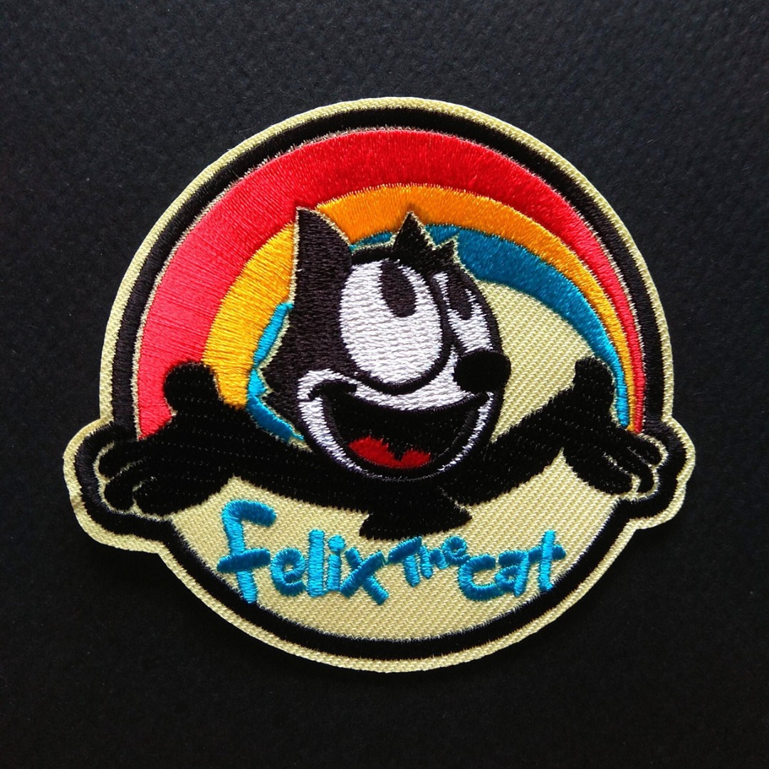 Felix The Cat Rainbow Iron On Patch, Hobbies & Toys, Stationery & Craft ...
