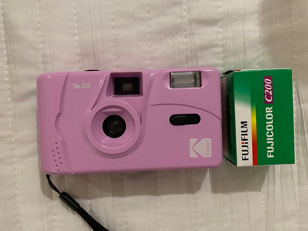 Film Camera and Roll Bundle! KODAK reusable film camera M35 and Fuji ...