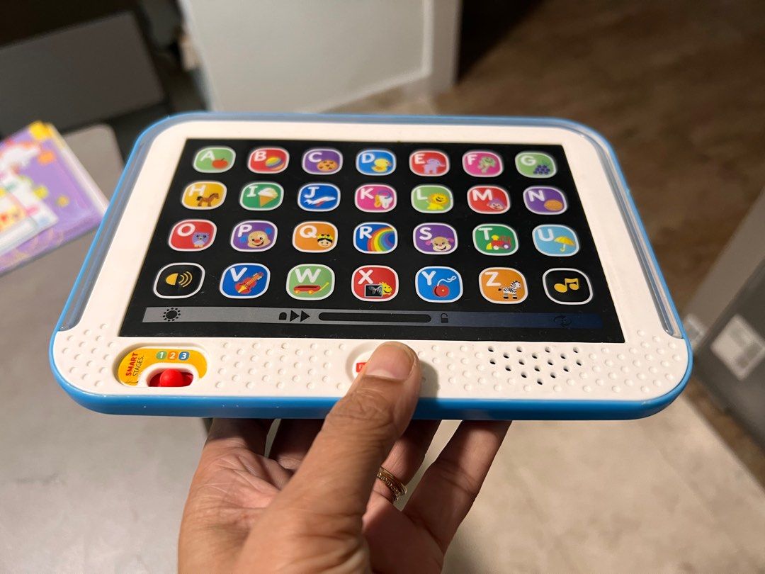 Fisher Price Infant / Toddler mini ipad to memorize alphabets, Hobbies ...