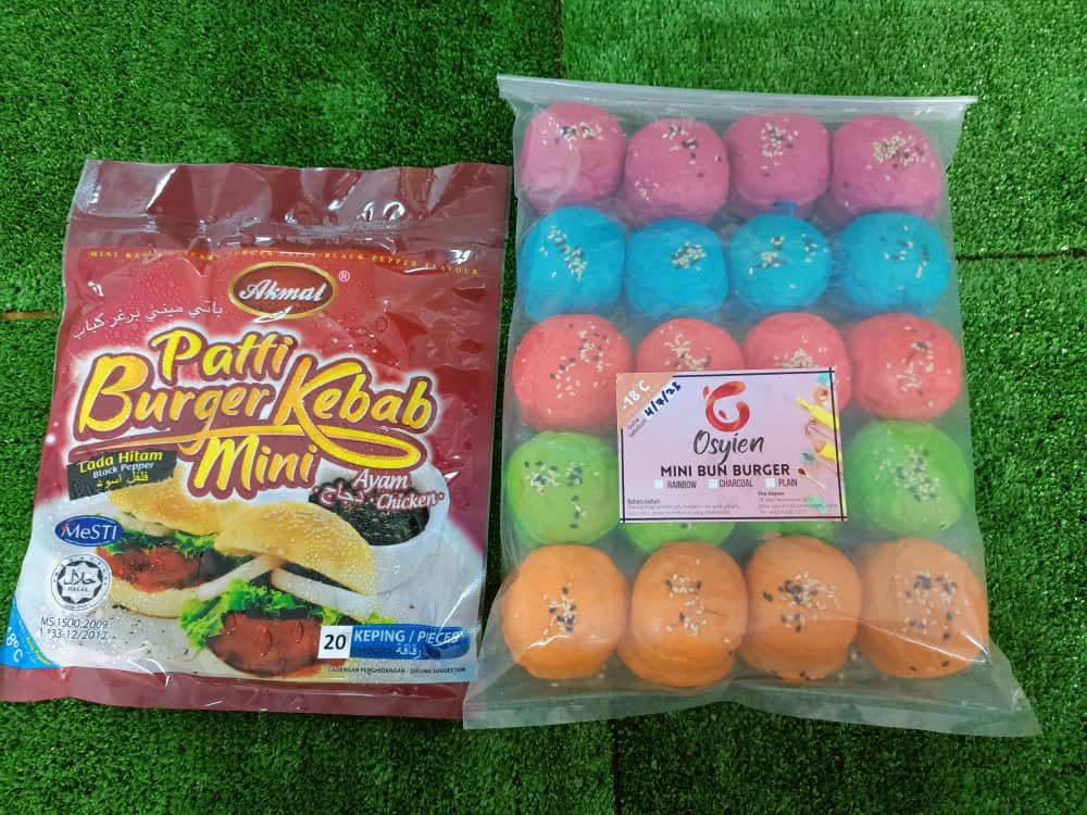 INSTOCK FROZEN Colourful Mini Burger Set!, Food & Drinks, Chilled ...