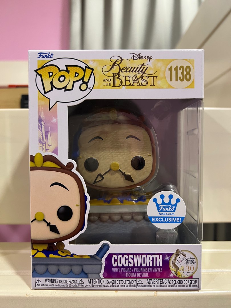 Cogsworth Funko Pop (Beauty and the Beast, Funko Shop Exclusive ...